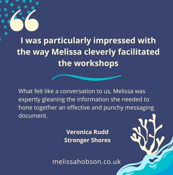 Copywriting - Melissa Hobson, The Ocean Writer Ltd.